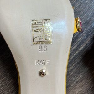 RAYE | Shoes | Lavan Mule In Mustard | Poshmark